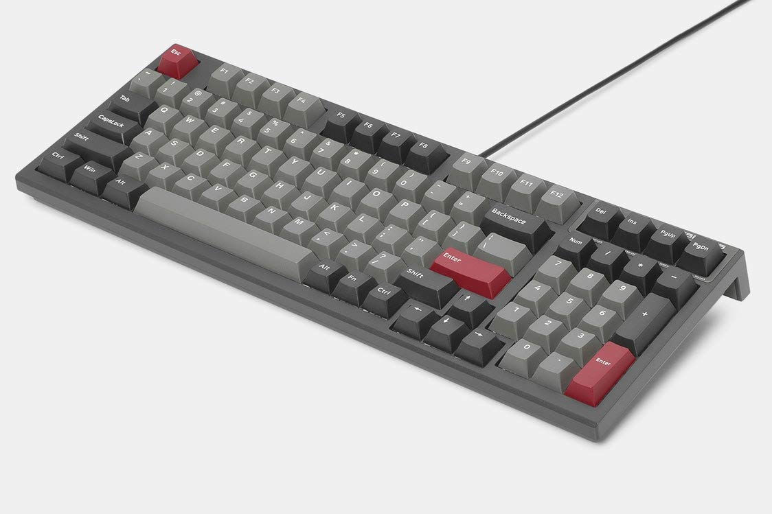 KPREPUBLIC Flesports FL980 Mechanical Gaming Keyboard Full RGB Backlit LED Computer Keyboard PBT Doubleshot keycap Hot Swappable Box Switch (Box Red Switch Edition x1, FL980 Keyboard x1)