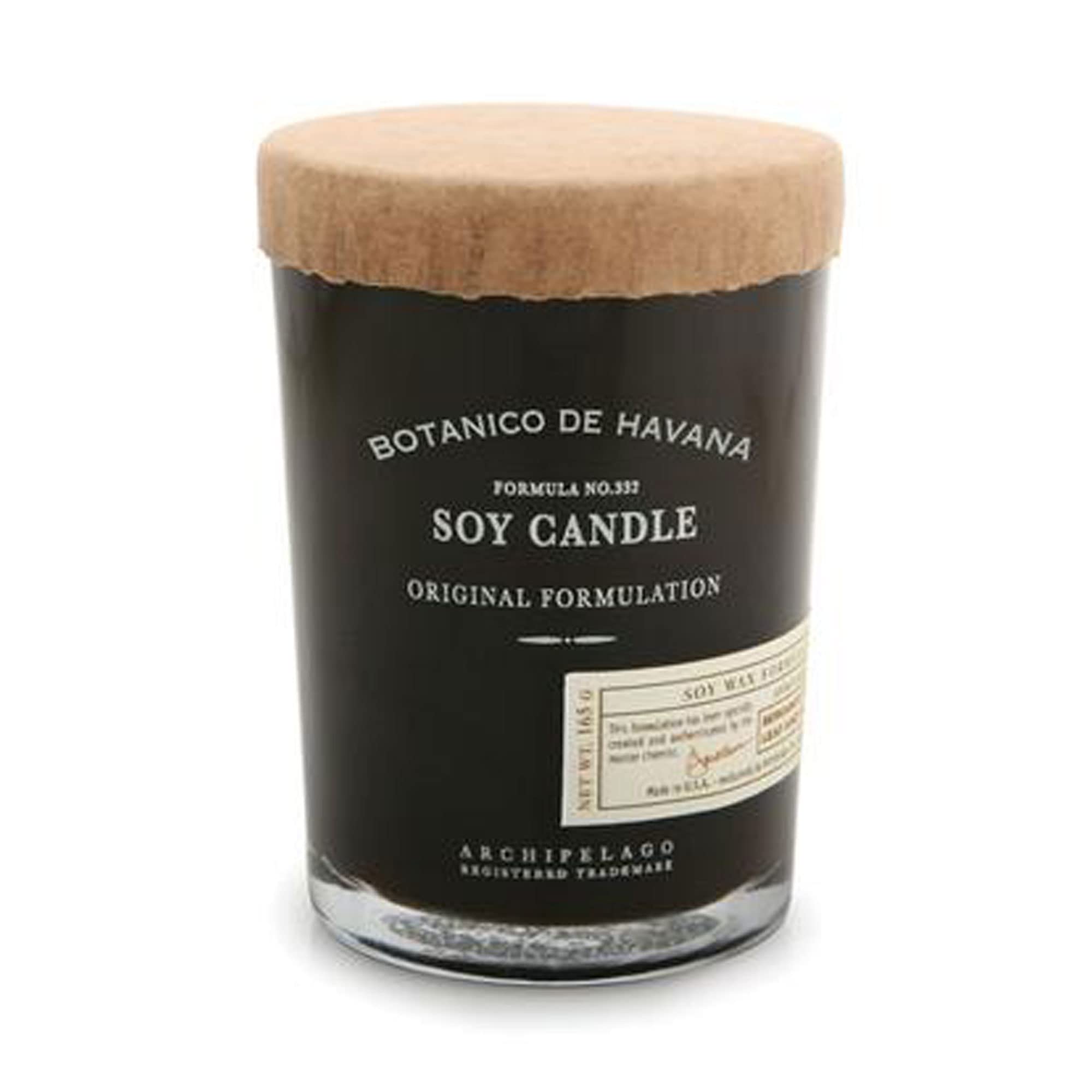 Archipelago Botanicals Botanico de Havana Soy Candle | Luxury Candle Hand-Poured with Premium Soy Wax Blend | Burns 55 Hours (5.8 oz)