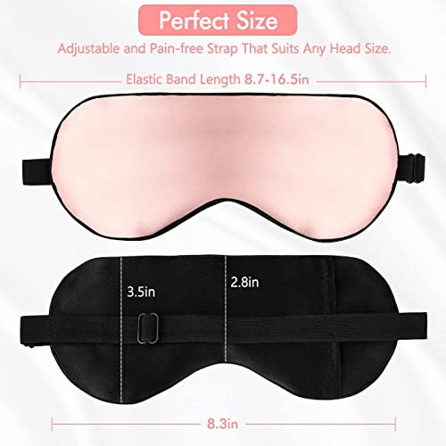 LC-dolida Sleep Headphones,Sleep Mask Bluetooth Wireless Music Eye Mask, Sleeping Headphones for Side Sleepers Sleep Mask with Bluetooth Headphones Ultra-Thin Stereo Speakers Perfect for Sleeping