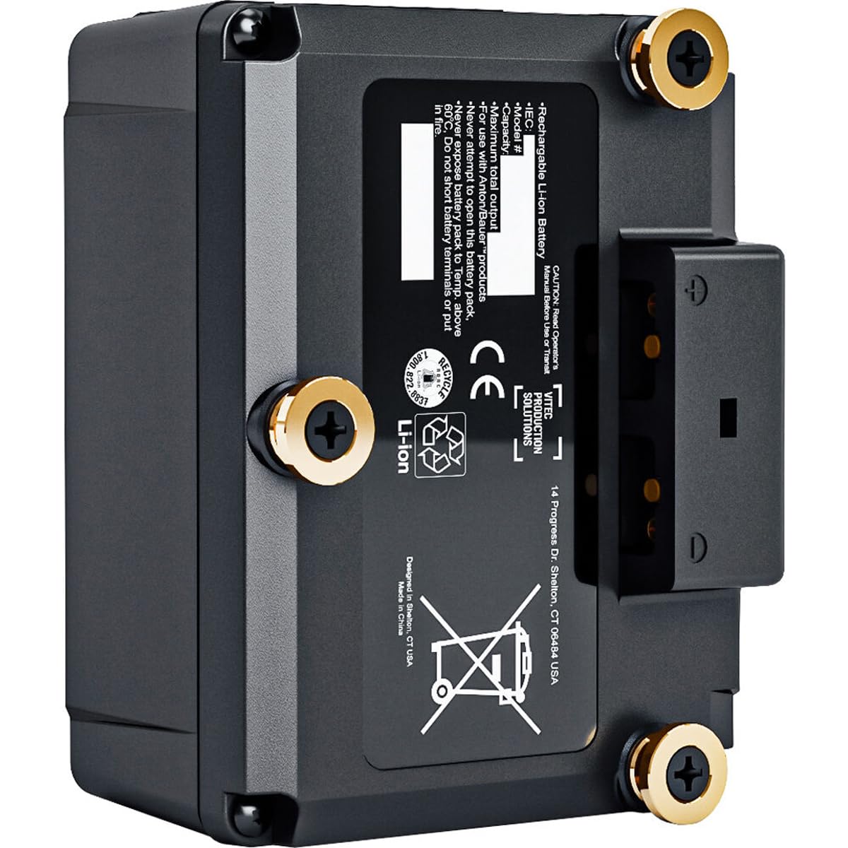 Anton Bauer 2X Titon Micro 90 14.4V 98Wh Gold Mount Batteries, Bundle GM2 Dual Charger