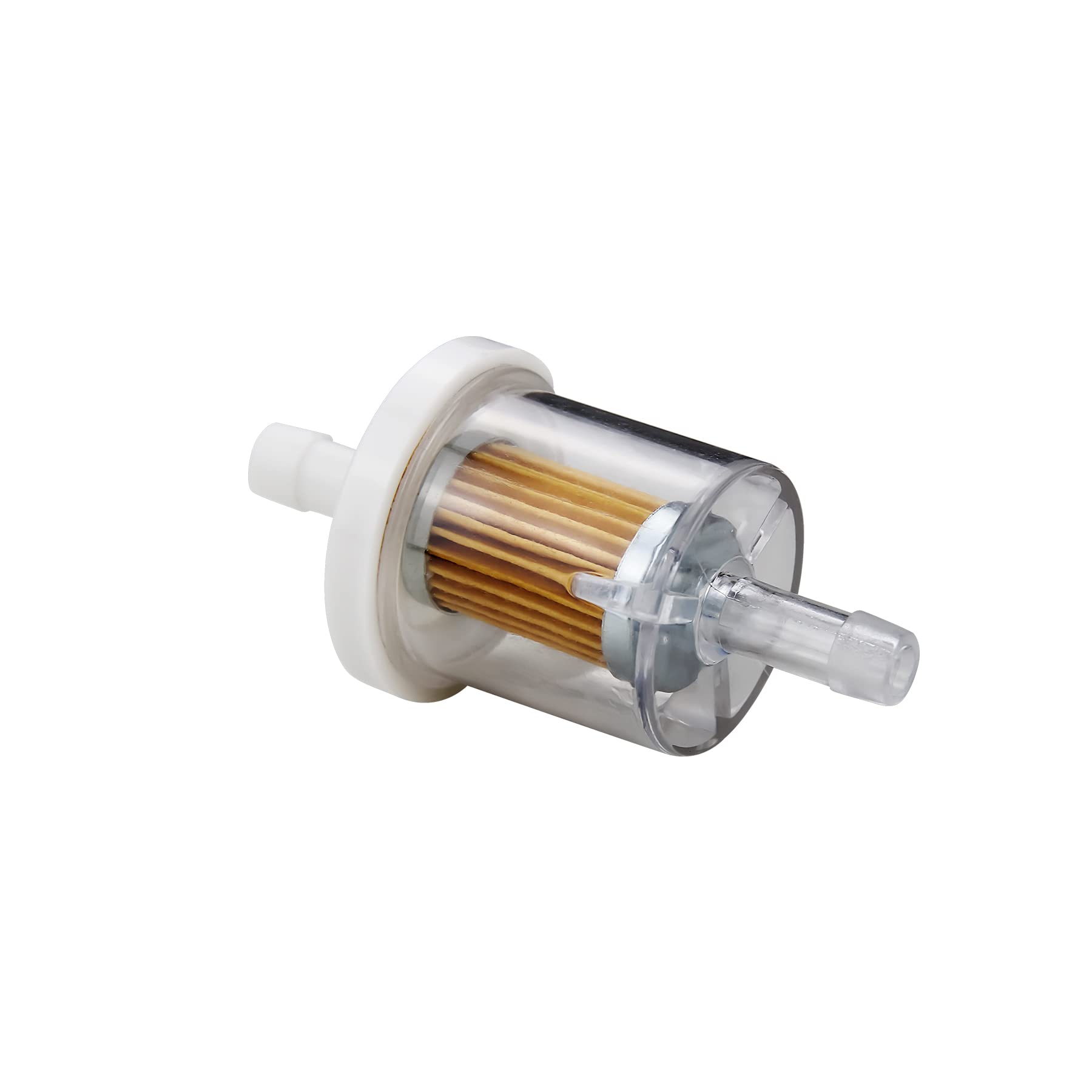 2 Pack 691035 40 Micron 1/4" Inline Fuel Filter assembly Fit for Briggs and Stratton Lawn Mower Accessories replace 493629 5065 691035