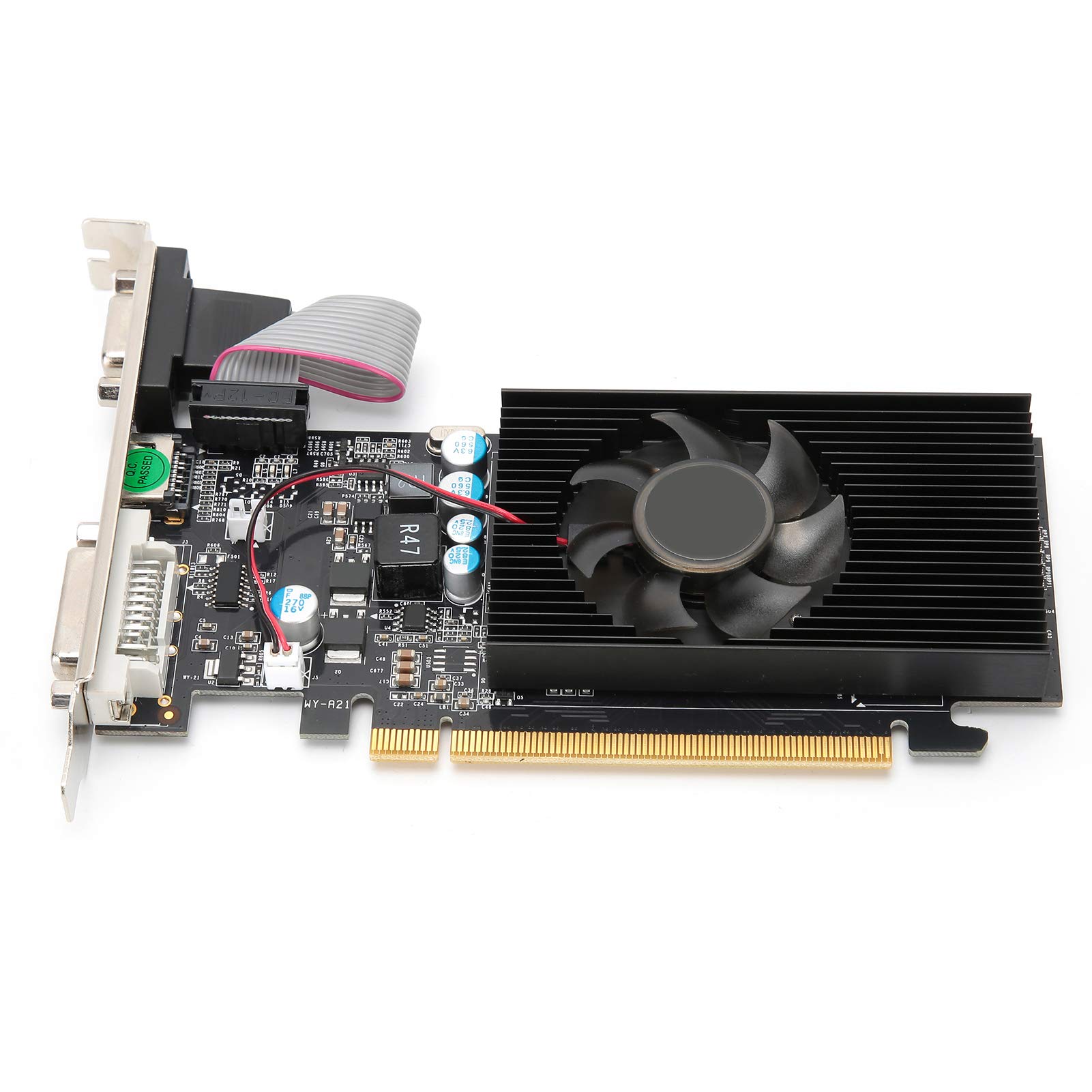 T angxi PCI E 2.0 Desktop Graphics Card, 64bit 1GB Video Memory DDR2 532(MHz) 16 Stream Processor Units Video Game Graphics Card Chip for Nvidia GT210