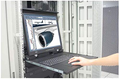 Crystal Image Technologies - Rackmount Monitor, 1920 X1080, 1U 17.3" LCD, VGA + HDMI Input Part#RM-F17USD-16BRK, 3 Year Warranty