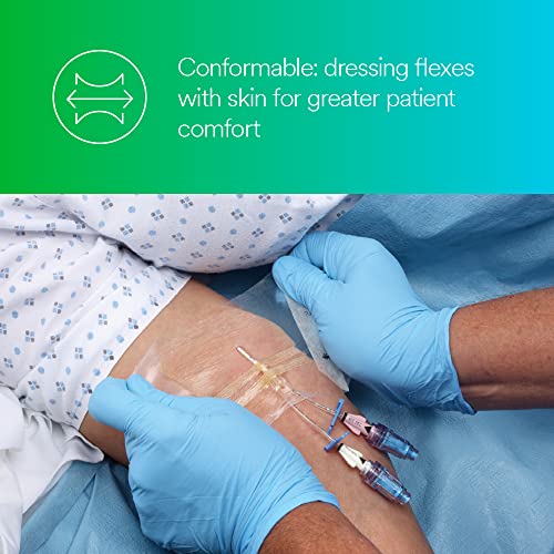 3M™ Tegaderm™ Transparent Film Dressing Frame Style, 1626, 4 in x 4-3/4 in (10 cm x 12 cm), 50/ct 4ct/Case