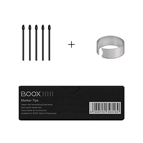 BOOX Marker Tips Nibs Kit for Pen2 Pro, Max Lumi2, Note Air2, Note5, Nova Air C Stylus, 5pcs
