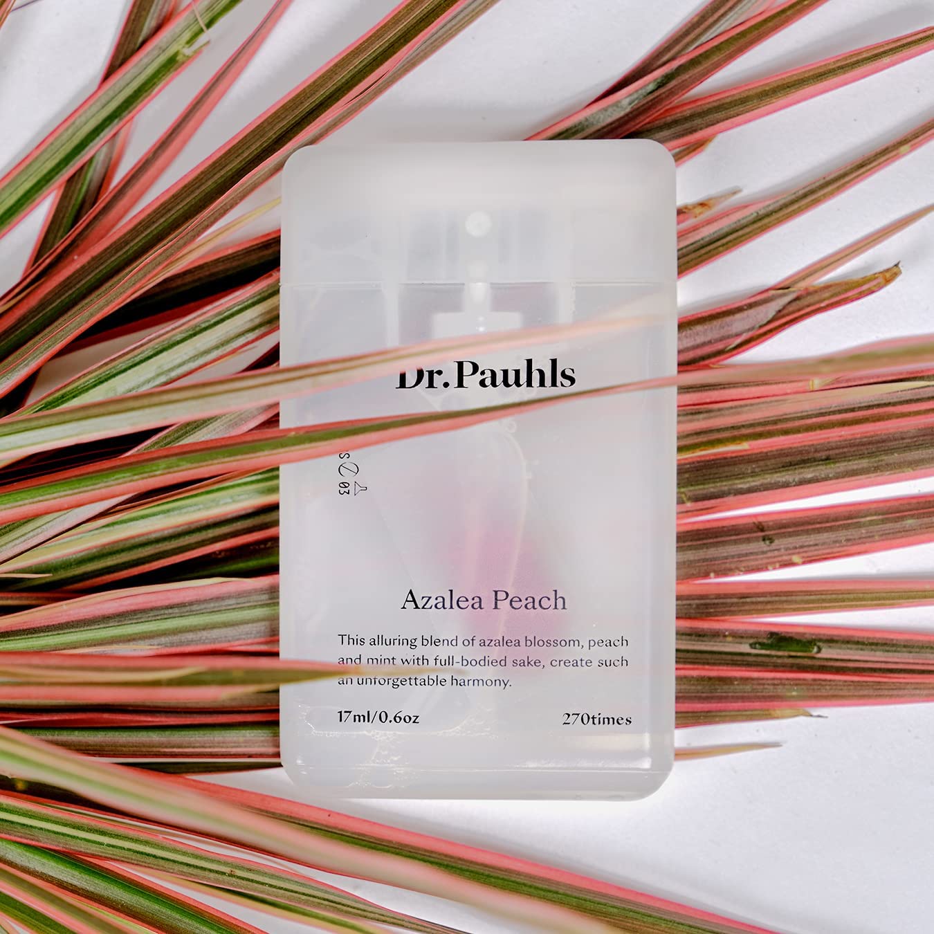 Dr. Pauhl’s Breath Spray - Moisturizing & Refreshing Dry Mouth Spray With Azalea Peach 17ml (0.6 Oz) - 270 Sprays