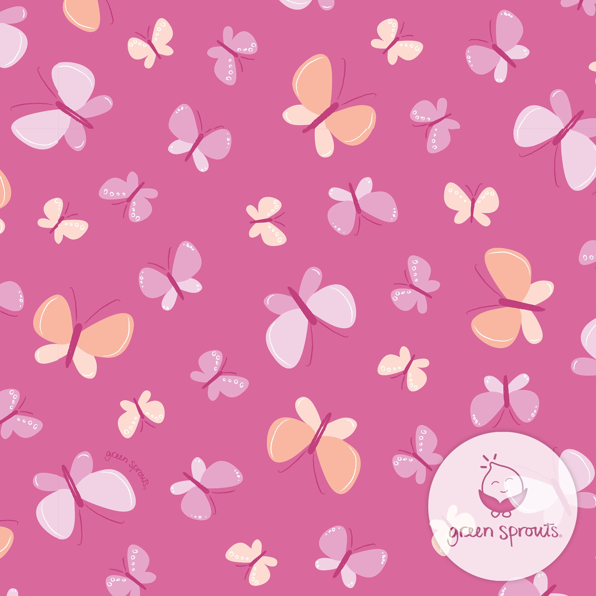 i Play Girls Reusable Absorbent Baby Swim Diapers Pink Butterflies 4T