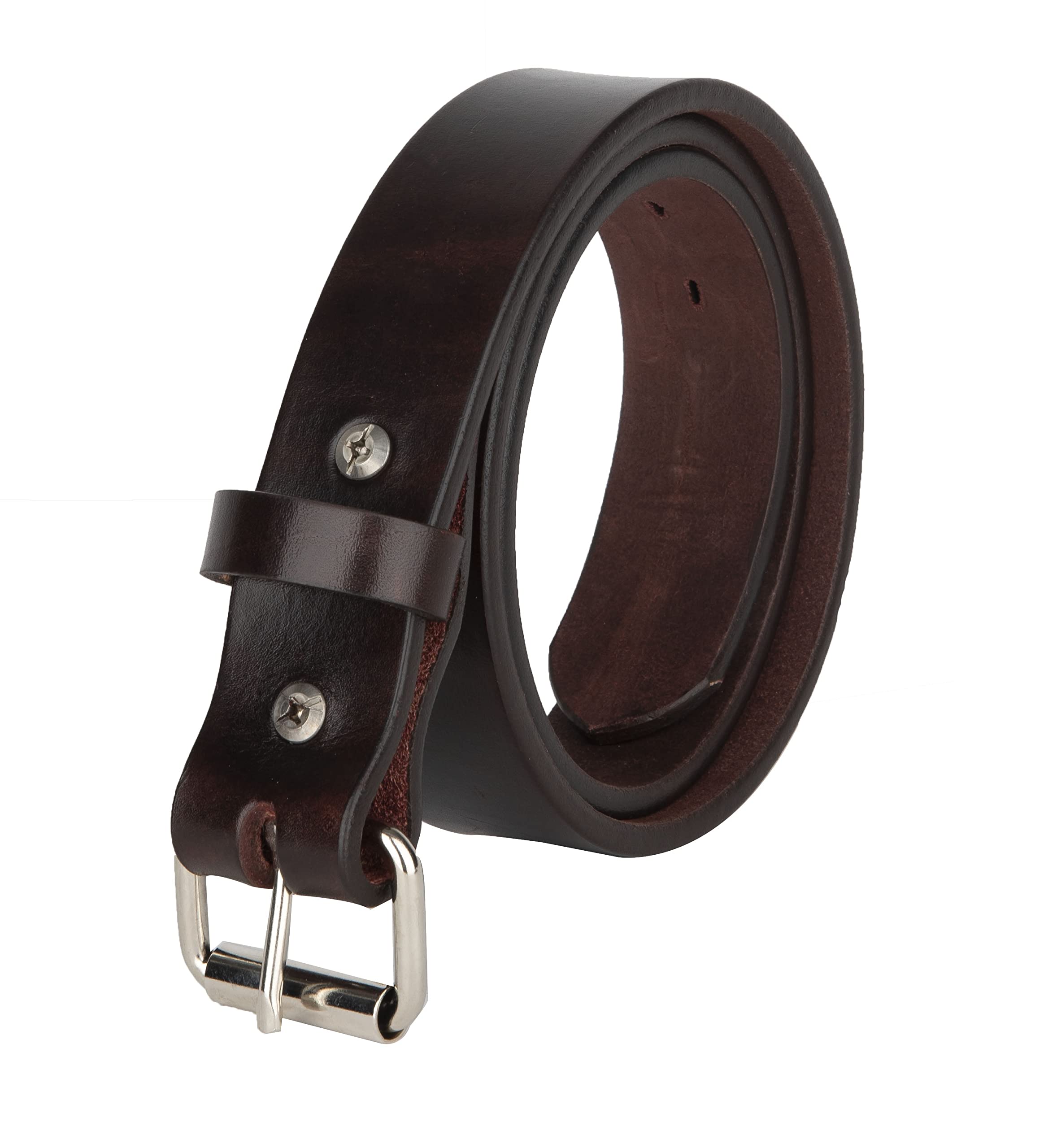 1791 GUNLEATHER Gun Belt - Gun Holster Belt - Heavy Duty 14 oz Leather Gun Belt, EDC Belt, Signature Brown 38 (Size 34 Pants)