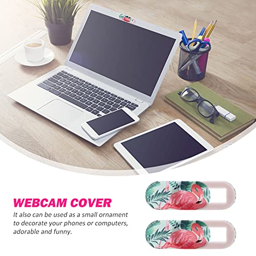 OSALADI Webcam Privacy Cover Computer Webcam Cover 3pcs Webcam Privacy Covers Flamingo Pattern Webcam Blocker for Laptop Tablet Laptop Camera Cover Laptop Camera Cover