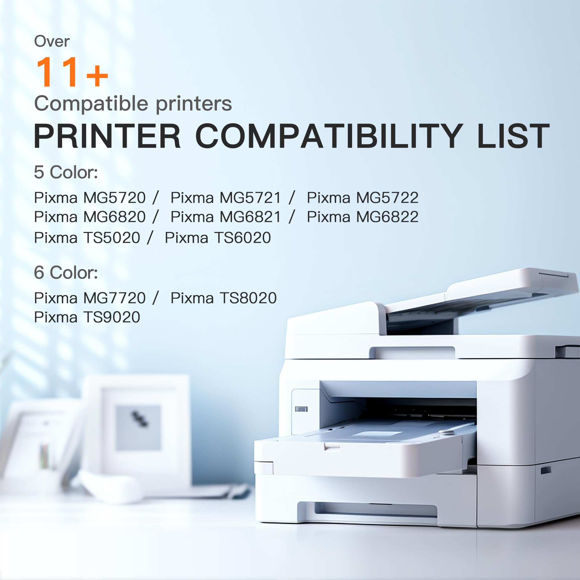 E-Z Ink Compatible Ink Cartridge Replacement for Canon PGI-270XL CLI-271XL PGI 270 to use with PIXMA TS9020 TS8020 MG7720 (2 Large Black,2 Small Black,2Cyan,2 Magenta,2 Yellow,2 Gray) 12 Pack