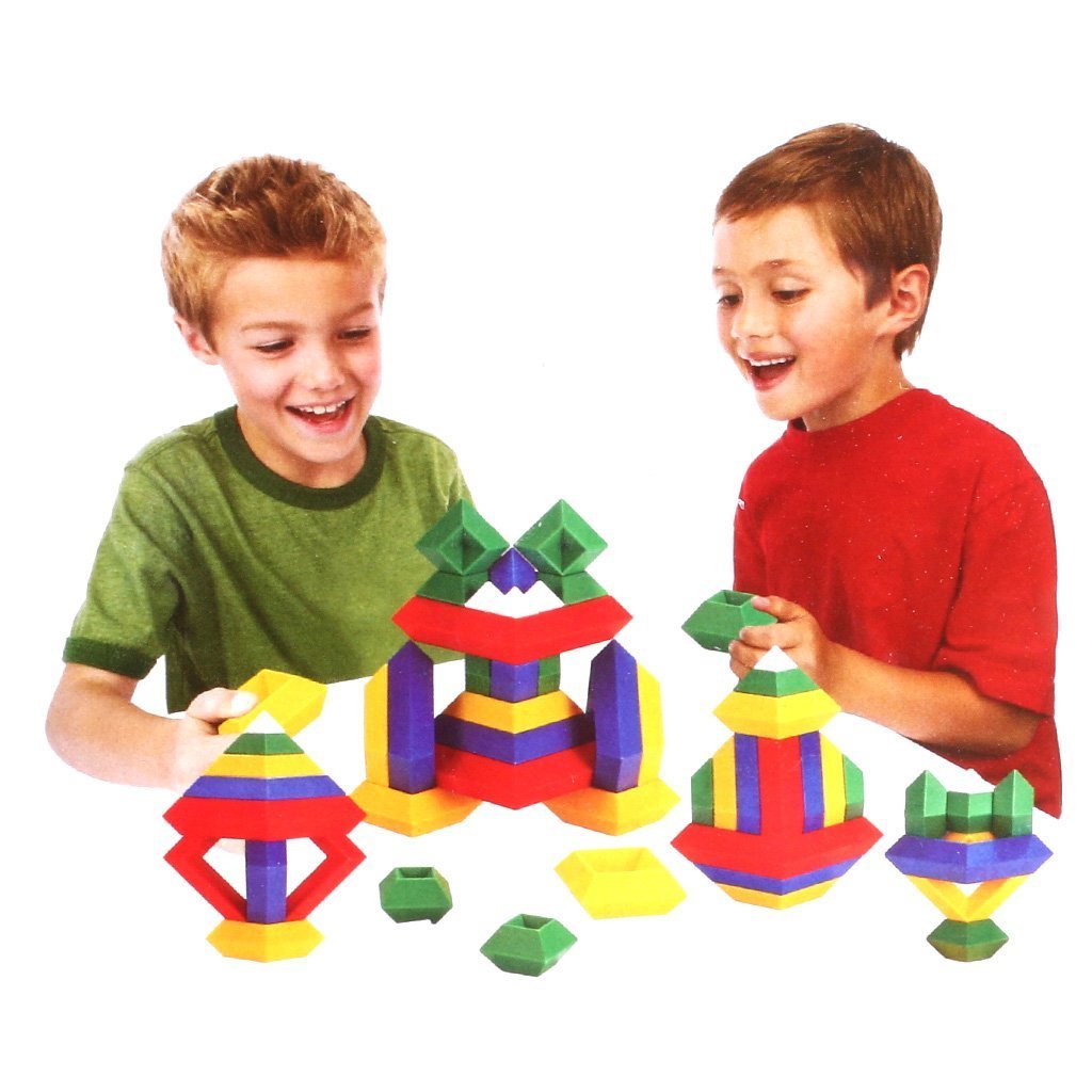 Agirlgle Building Blocks Stacking Toys for Kids Stacker Toy 3D Puzzle Stem Toys Pyramid Speed Cube, Creative Educational Toys for Kids Preschool Learning Toys Stacking Block