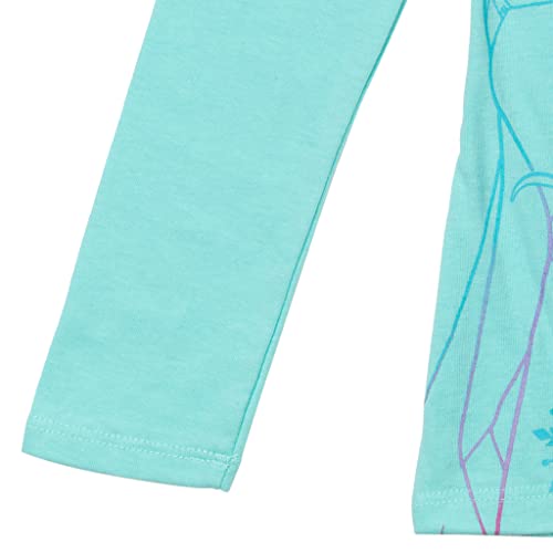 Disney Frozen Elsa Anna Little Boys Long Sleeve Graphic T-Shirt & Leggings Blue 7-8
