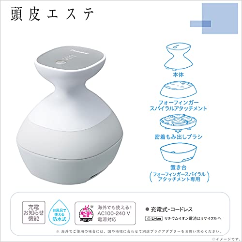 Panasonic EH-HE9G-S [Scalp Esthetic Salon Touch Type Spiral Silver Style] AC100-240V Shipped from Japan 2021 Released