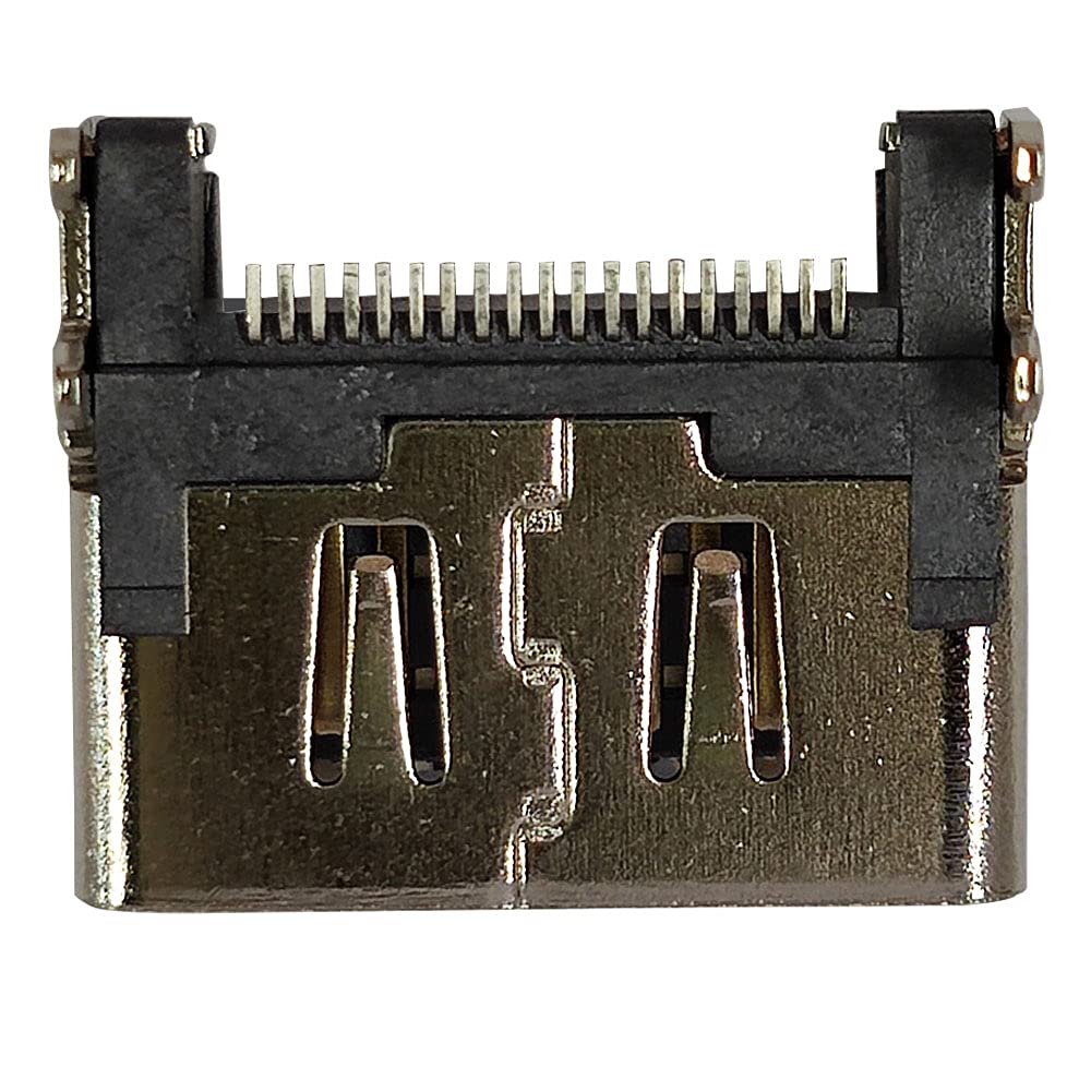 2PCS HUANMEFANG New Replacement HDMI Port Socket Plug Jack Interface Connector for Sony Playstation 4 PS4 (NOT FIT for PS4 Slim/PRO)