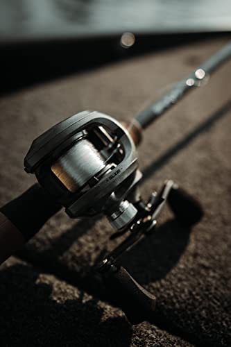 13 FISHING - Inception Slide Baitcast Reel - 8.1:1 Gear Ratio - Left Hand Retrieve (Fresh+Salt) - INSLD2-8.1-LH, Gray