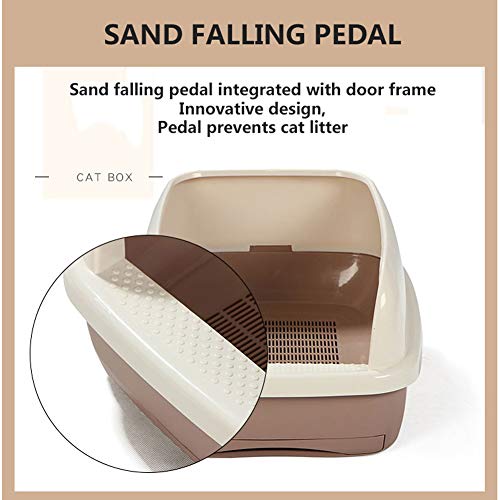 Cat Litter Tray Semi-Closed Drawer from The Makers of Self-Cleaning Significantly Reduces Cleaning Time with Cat Litter Scoop