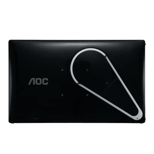 AOC E1659FWU LED monitor - 15.6 inch - 1366 x 768 - 200 cd/m2 - 500:1 (dynamic) - 8 ms - USB - glossy piano black