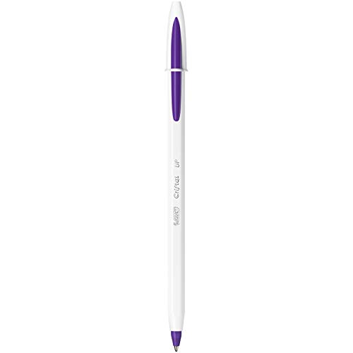 BIC Cristal Up Ballpoint Pens - Assorted Fashion Colours, Box of 20