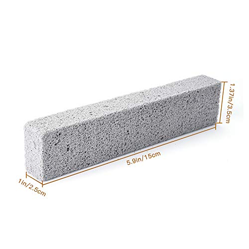 Dr.WOW 6 Pack Pumice Sticks for Cleaning, Pumice Scouring Pad,Grey Pumice Stone,Removing Rust and Grease,Household, Kitchen, Spa, Pool, Bath,Toilet,Household Cleaning