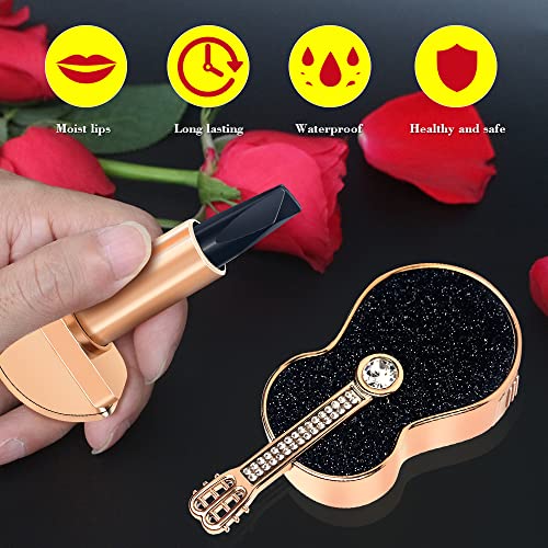 Petansy Peel Off Lip Stain 3 Colors Matte Tattoo Peel Off Lip Liner Set Long-lasting Waterproof Nude Lip Gloss Highly Pigmented Tattoo Lip Tint Stain (black, M)