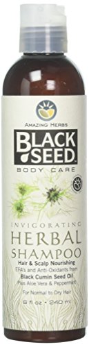 Amazing Herbs Black Seed Herbal Shampoo, 8 Fluid Ounce