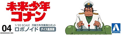 Aoshima Future Boy Conan: Robonoid Dyce 1:20 Scale Model Kit