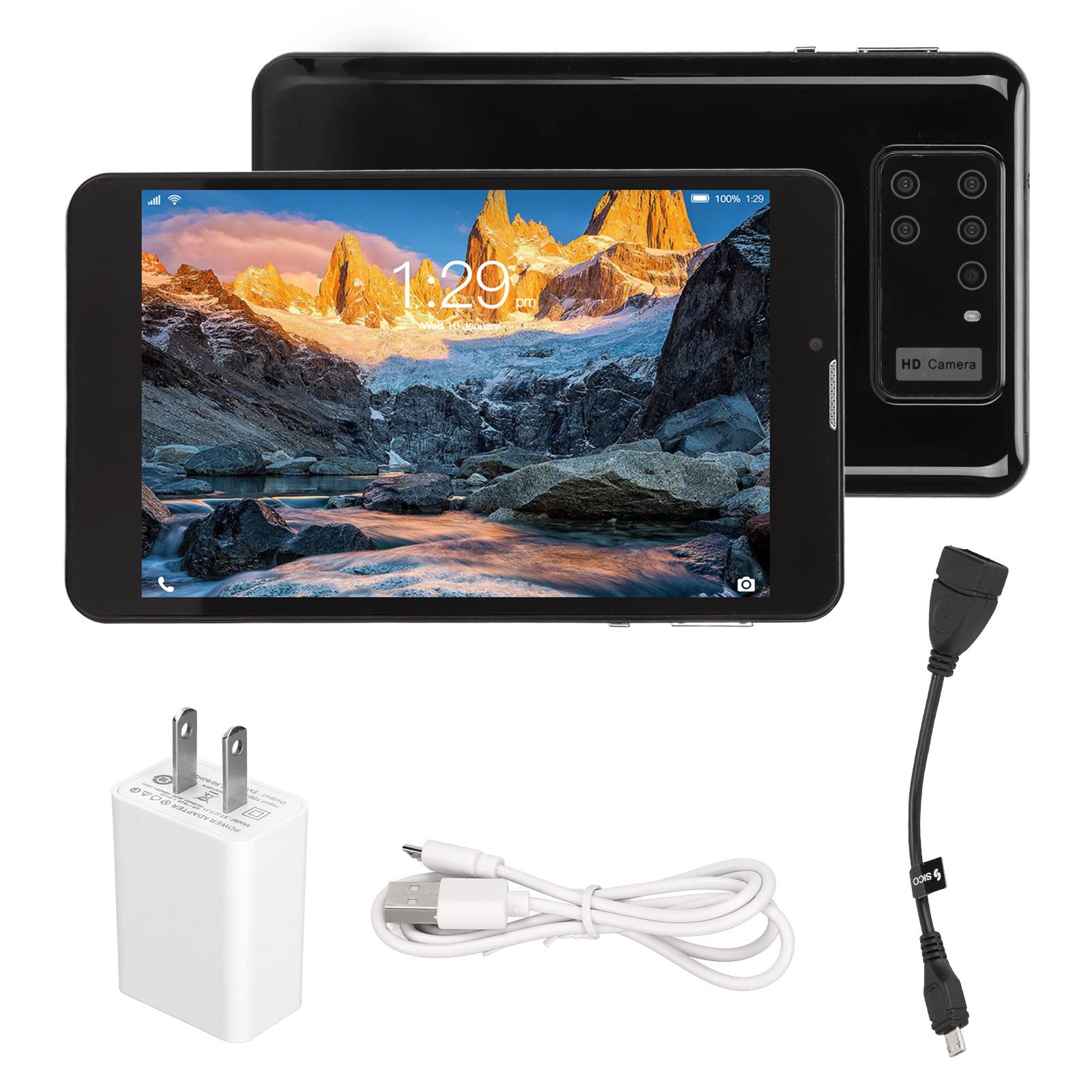 32GB Tablet, 4GB 32GB Dual SIM Dual Standby 7 Inch IPS HD Tablet for Game US Plug