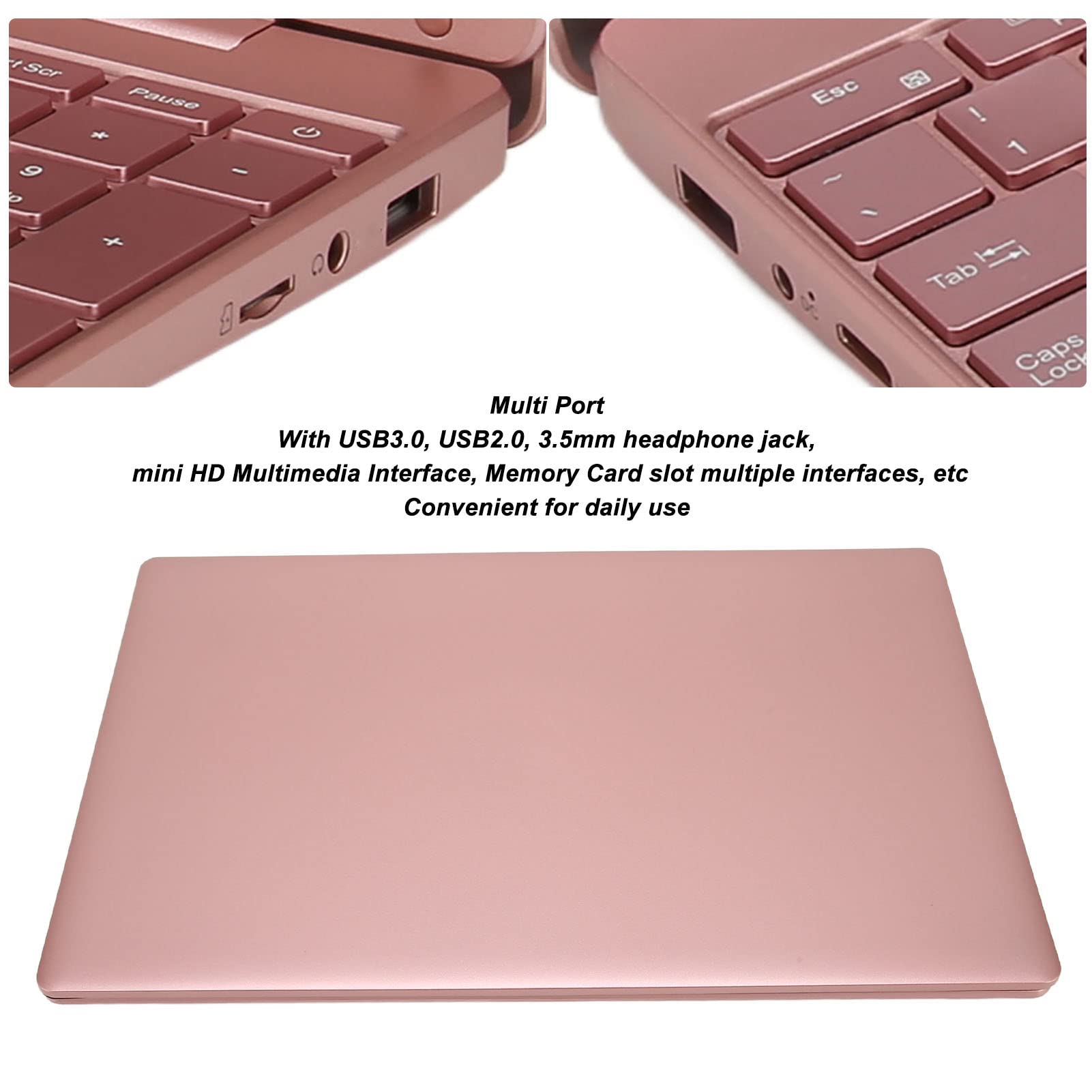 15.6 Inch Laptop for 11 Laptop N5095 CPU 12+1TB 1920 * 1080 Resolution 2K IPS Screen 2.4G 5G WiFi Computer with Fingerprint Unlock and Numeric Keypad (12+1TB US Plug)