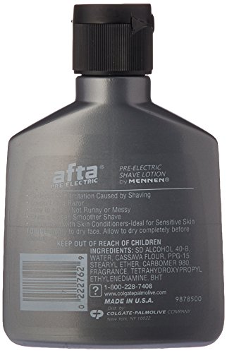 Afta Pre-Electric Shave Lotion With Skin Conditioners Original 3 oz (12 Pack)