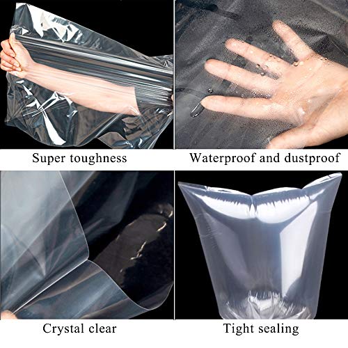 5 Gallon Food Grade Bucket Liner Bags for Marinating and Brining, Extra Heavy Duty Leak Proof Multifunctional Storage and Organization Bags, 20PCS