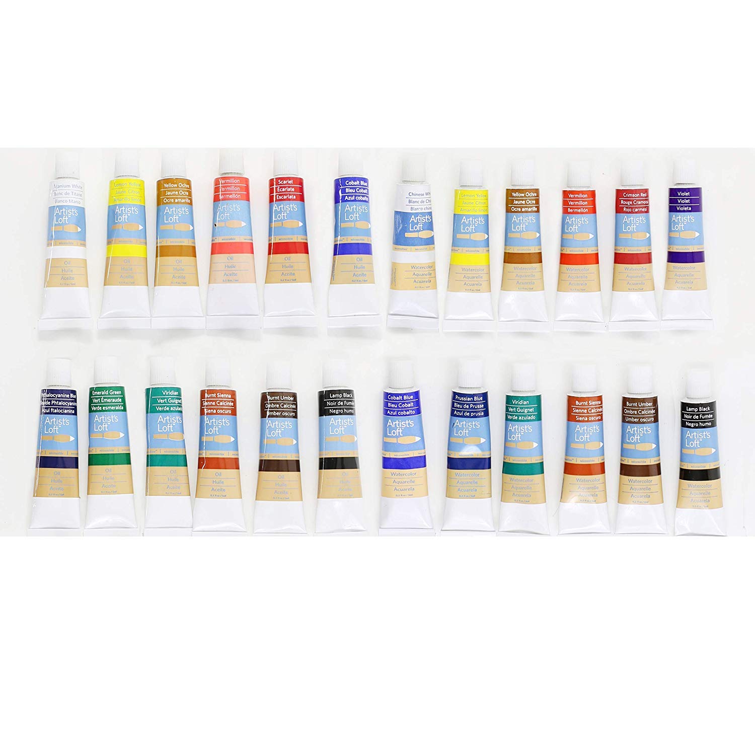 126 Piece All-Media Art Set with Deluxe Metal Case by Artist's Loft