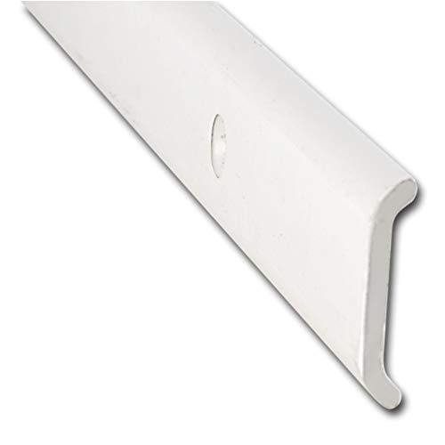 AP Products 021-87201-8 Non-Insert Trim Flat - White, 8 ft.