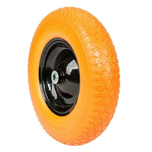 16 Inch Wheel Tire Flat Free Formed Ribbed Tread for Wheel Barrow Cart Wagon