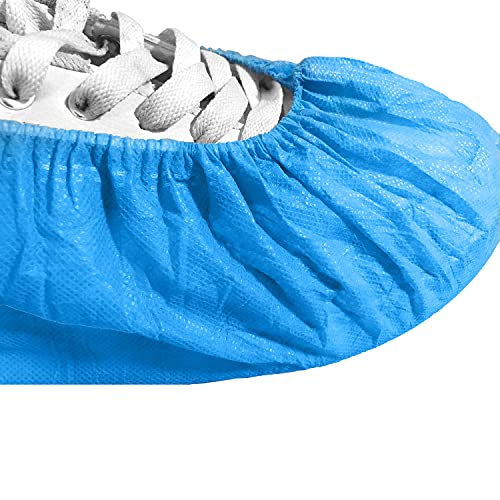 200 Packs Shoe Covers Disposable Non Slip, LyncMed Durable Shoe Cover Booties Covers (Large Size,Fit most of People))