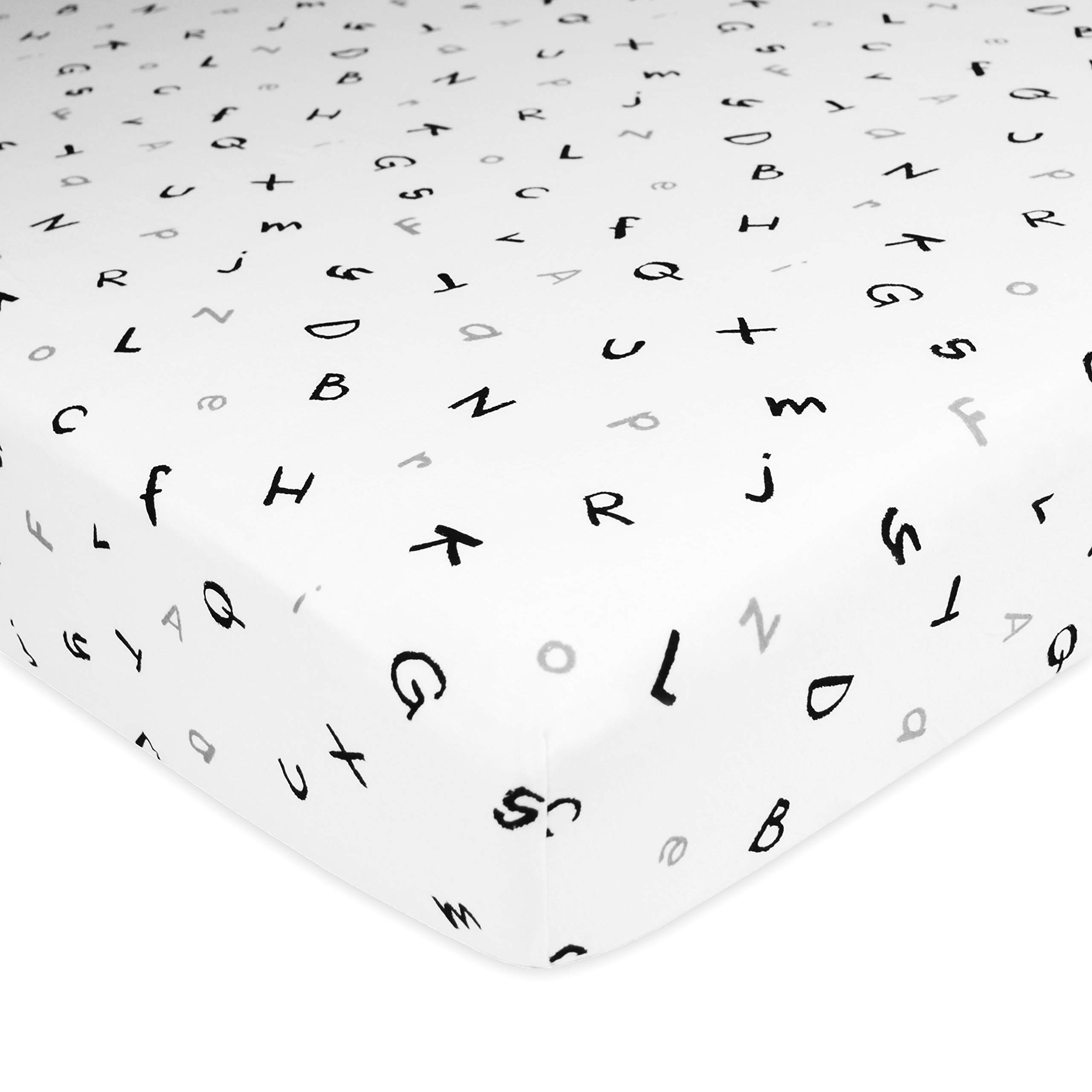 American Baby Company 3 Piece Crib Bedding Set, Alphabet, for Boys and Girls