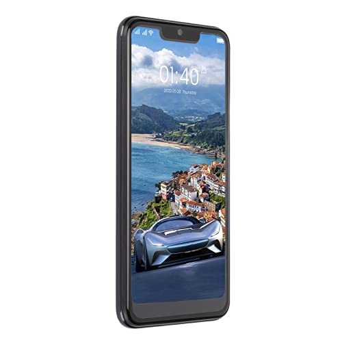 3G Unlocked Android Smartphone For 6.0 OS, Slim Cell Phone Dual SIM Mobile Phone, 10 Core CPU Processor, Dual Card Dual Standby, 5MP Front 8MP Rear HD Camera,3GB 32GB,WIFI, FM, Face Recognition(Black)