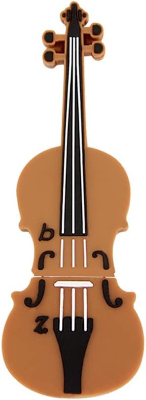 128GB USB 2.0 Flash Drive Novelty Music Violin Shape Pendrive Memory Stick Memorias USB Thumb Drive Data Storage Jump Drive Flash Disk