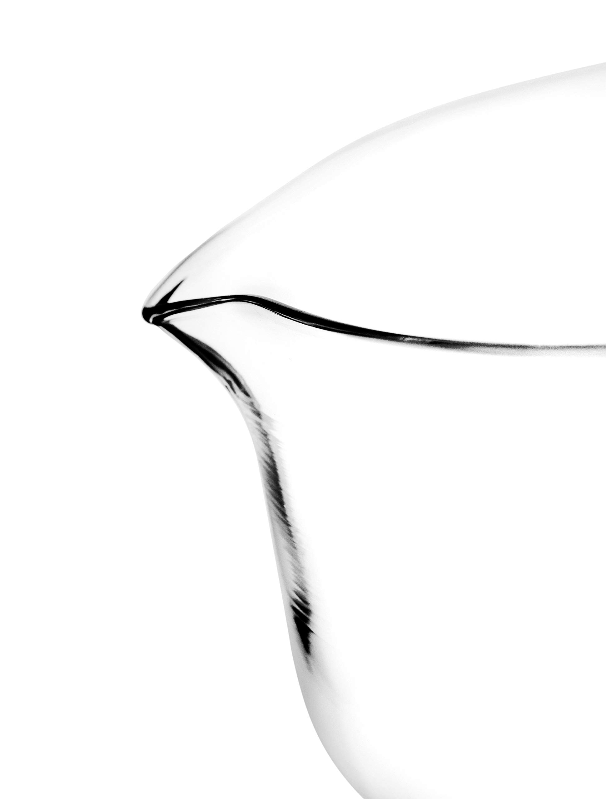EISCO Crystallizing Dish, 3500ml - Flat Bottom, with Spout - Borosilicate 3.3 Glass - Laboratory, Kitchen, Crafts