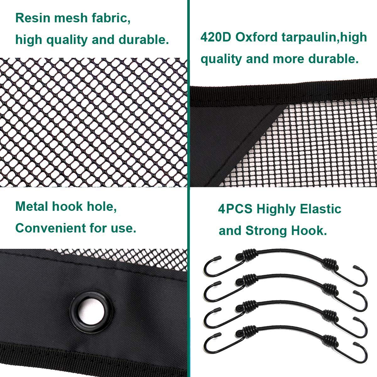 Air Conditioner Leaf Guard Central Air Conditioner Cover Keeps Out Leaves Cottonwood and Debris-Black