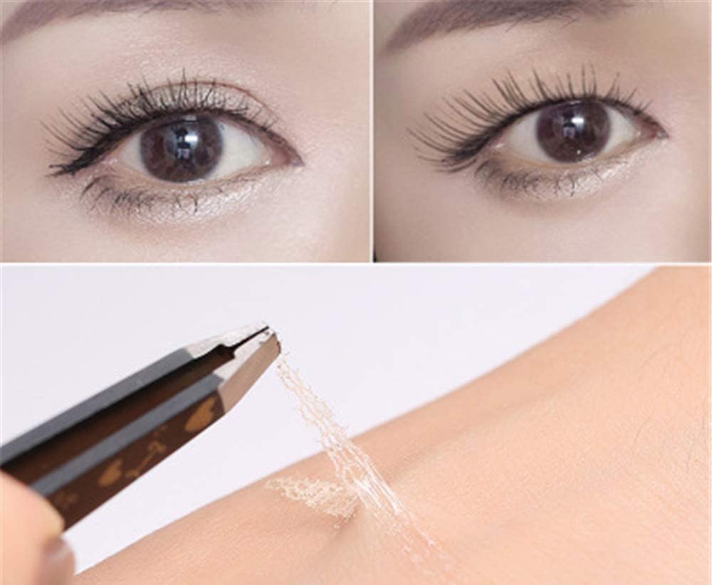 sheng'hang 200pair (400pcs) Non Sticky By a Box Makeup Breathable Lace Eyelid Tape - Big Eye Decoration Invisible Double Fold Eyelid Shadow Sticker Perfect for Hooded Droopy Uneven Mono-eyelids (B)