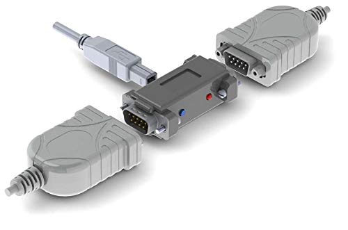 SerialGhost DB9 16GB - Compact RS-232 Logger and Serial Logger with 16GB Flash Drive, green, 72mm x 16mm x 16mm