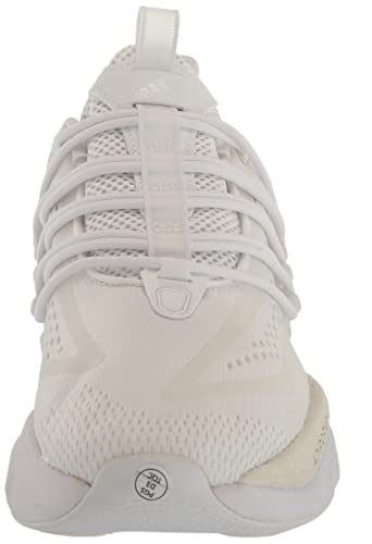 adidas Men's AlphaBoost V1 Running Shoe, White/White/Chalk White, 10.5