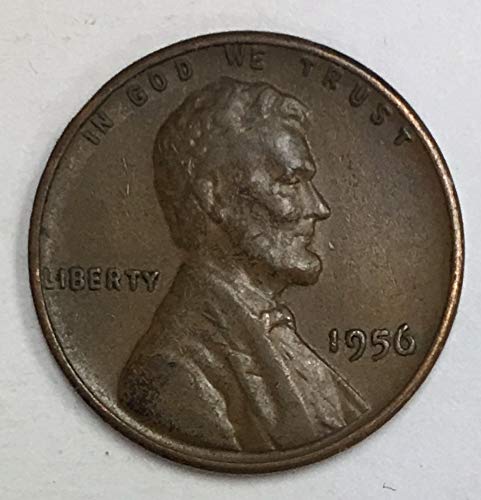 1956 P Lincoln Wheat Penny Average Circulated Good to Fine