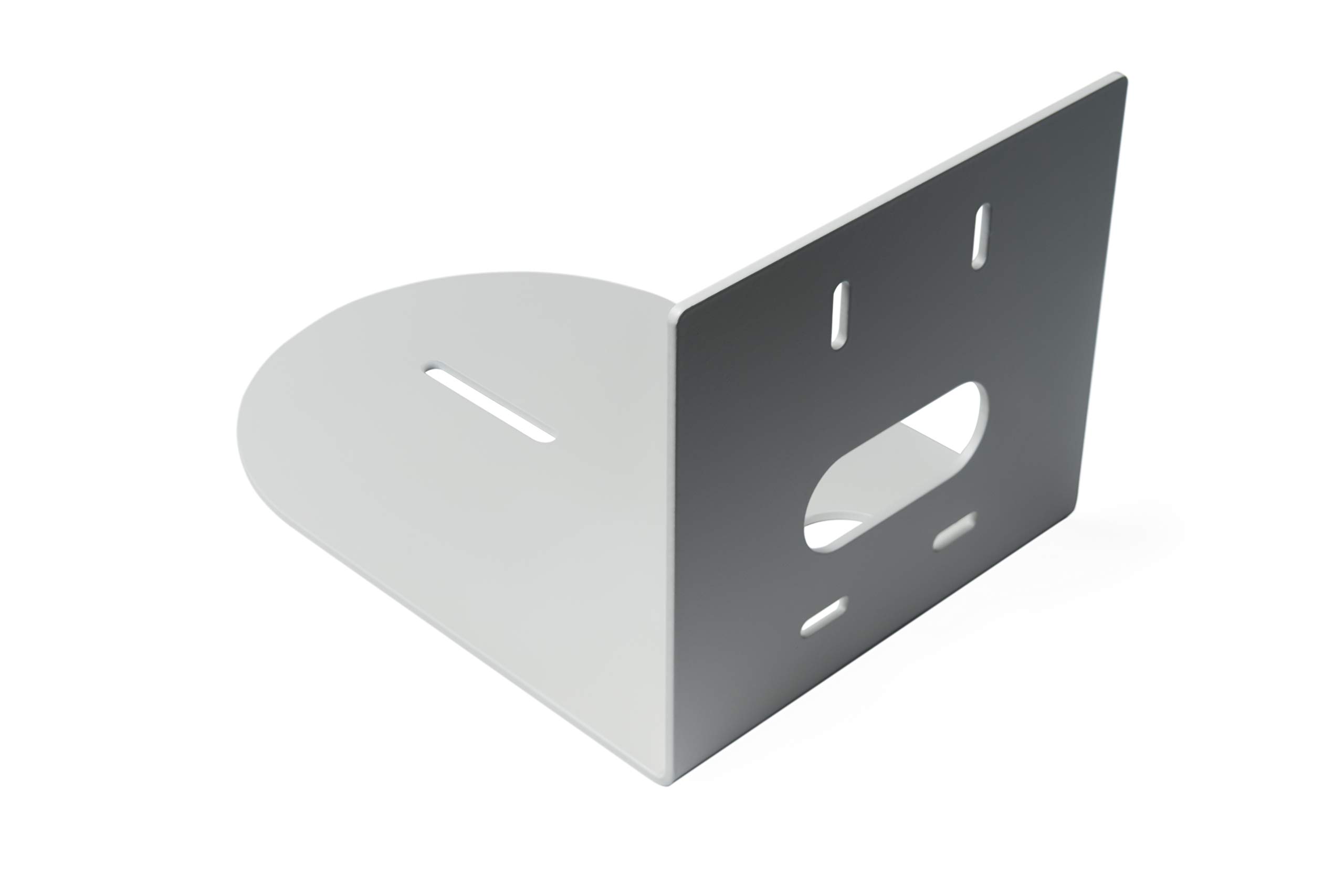 AV Brackets | PTZ Camera Universal Mounting Bracket Compatible with | HuddleCam | PTZOptics | Small Universal | White | HCM-1
