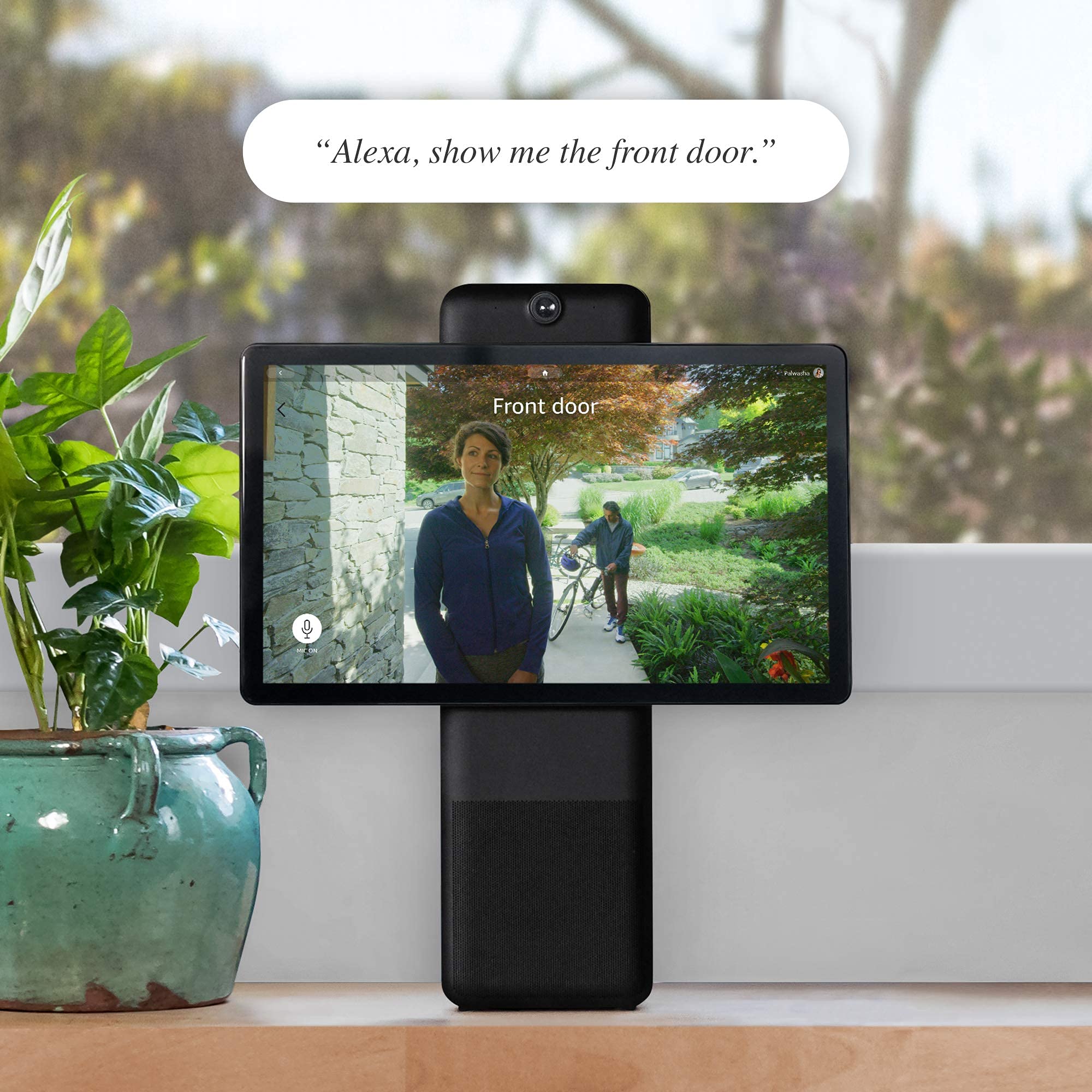 Facebook Portal Plus - Smart Video Calling 15.6" Touch Screen Display with Alexa - Black (Renewed)