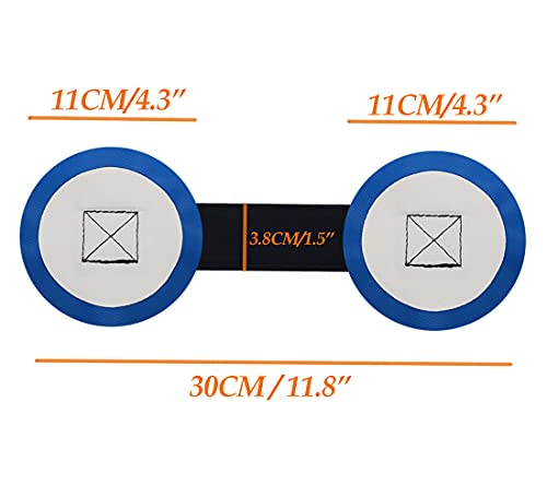 2PCS PVC Strap Handle for Inflatable Boat,Raft, Dinghy, Kayak, Canoe, SUP,Paddle Board PVC Strap Grab Handle (Blue)