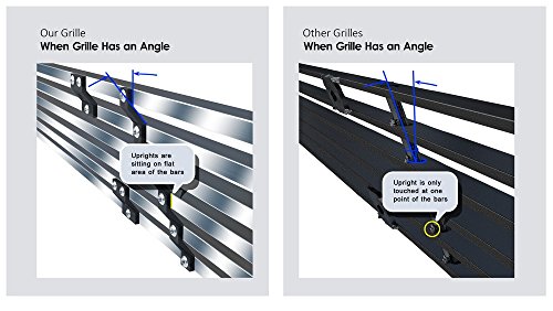 APS Compatible with 2003-2009 Chevy Kodiak C4500 C5500 C6500 Commercial Truck Billet Grille Insert C86631A
