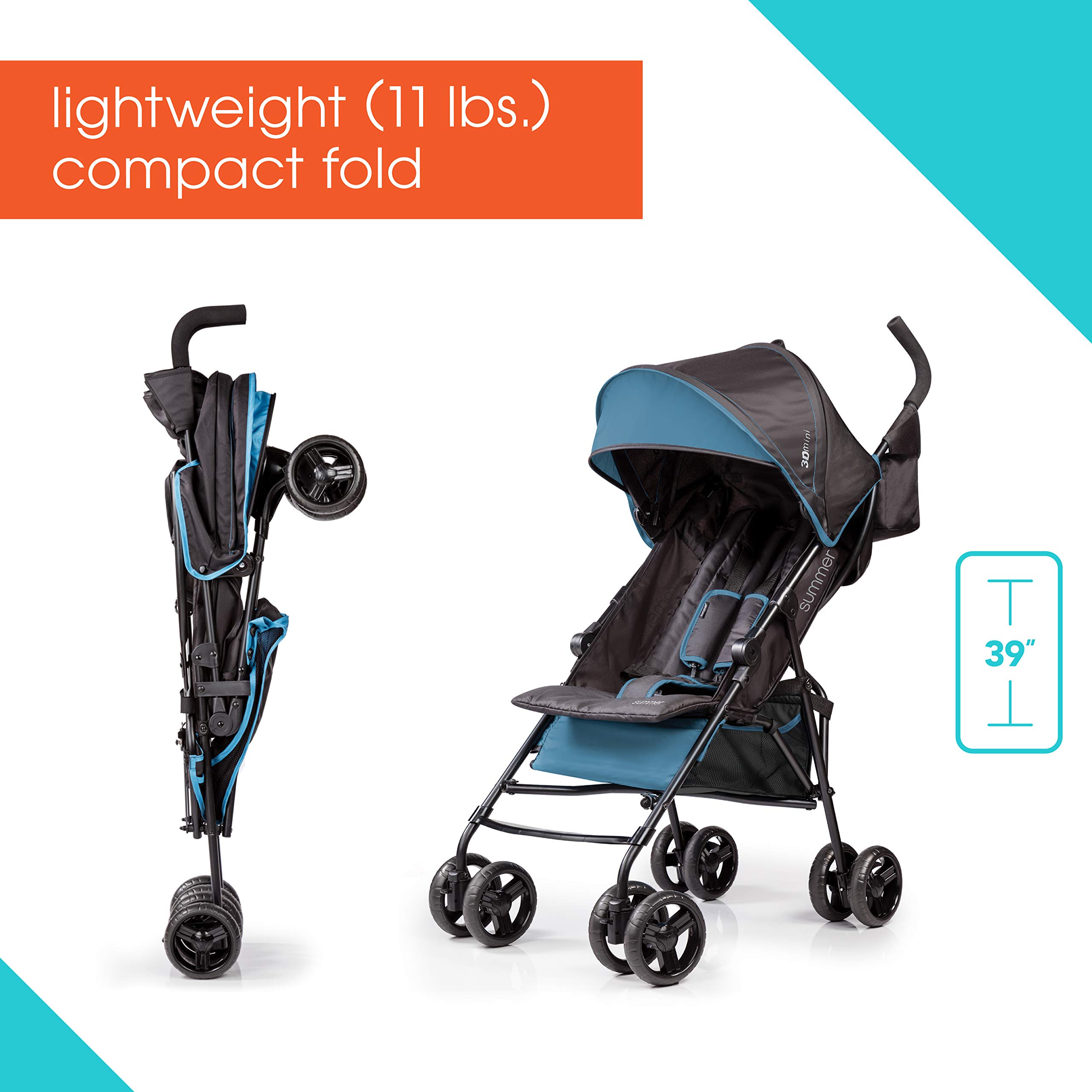 Summer 3Dmini Convenience Stroller and Born Free® WIMA Baby Carrier Bundle [Amazon Exclusive]