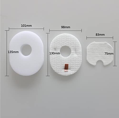 ConPus 2 Allergen 2 Foam 2 Felt Filters Kit Replacement for Shark Rocket Ultra-Light Vacuum HV292, HV300, HV300W, HV301, HV302, HV303, HV305, HV308, HV310, UV450 Part XFFV300