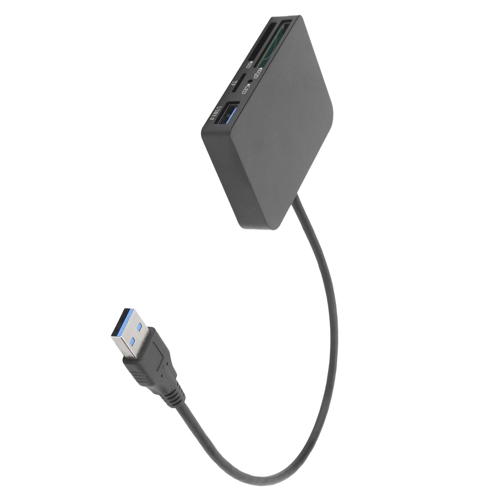 VINGVO Taidda- Card Converter, Portable Automatic Identification Aluminum Alloy Small Size Card Adapter, Plug and Play for Desktop Laptop
